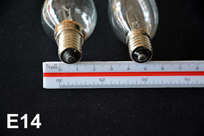 華燈市-E12、E14、E27 燈泡規格說明